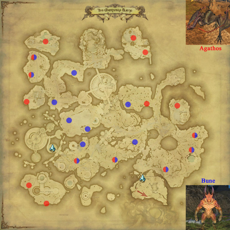 FFXIV: Die Hohe Jagd - Positionen der Ranks · Crystal Universe