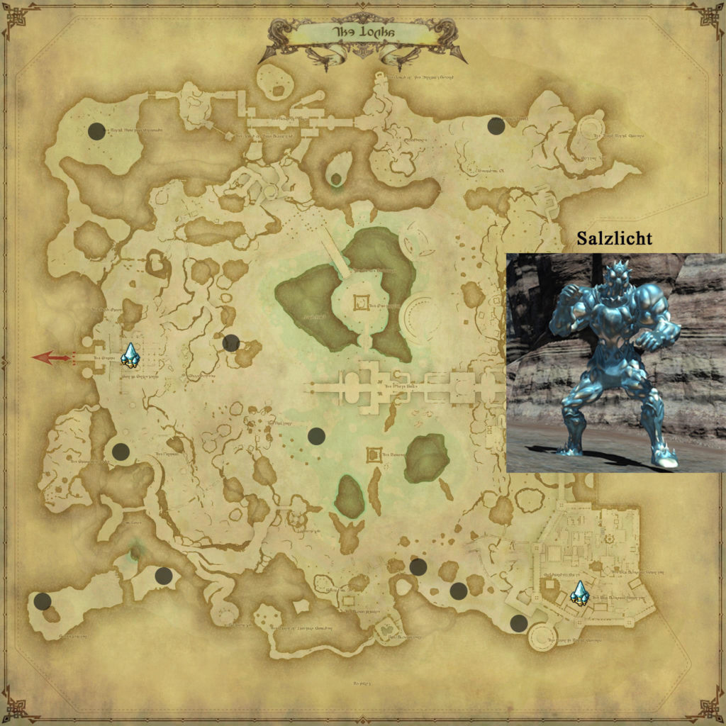 FFXIV: Die Hohe Jagd - Positionen der Ranks · Crystal Universe