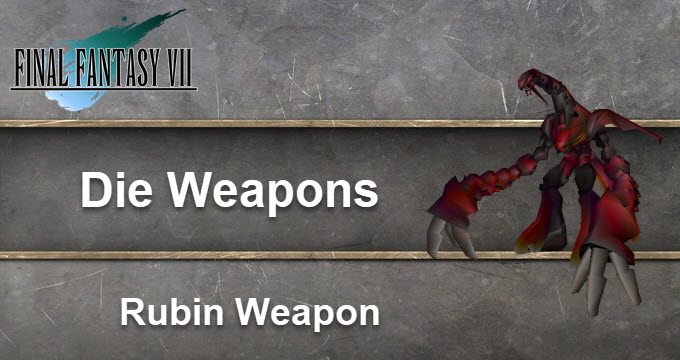 FFVII: Rubin Weapon besiegen · Crystal Universe