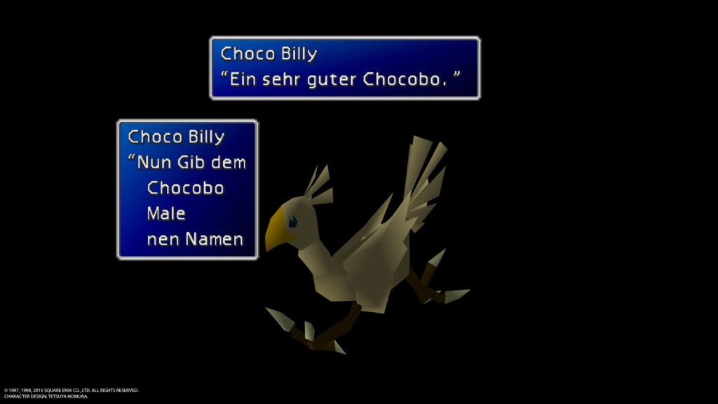 FFVII: Der goldene Chocobo · Crystal Universe