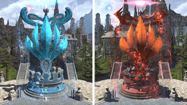 FFXIV: PvP - Stahlschwingen - Verborgene Schlucht · Crystal Universe