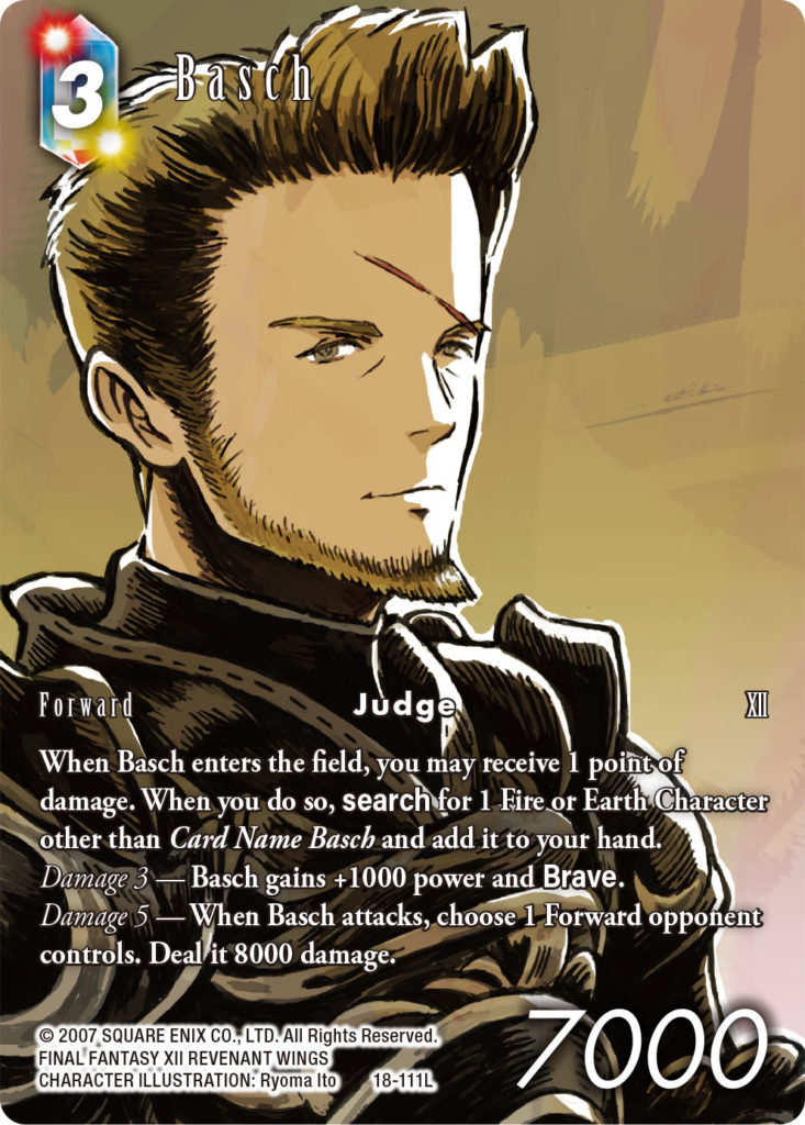 FFTCG: Karte der Woche - Resurgence of Power: Basch · Crystal Universe