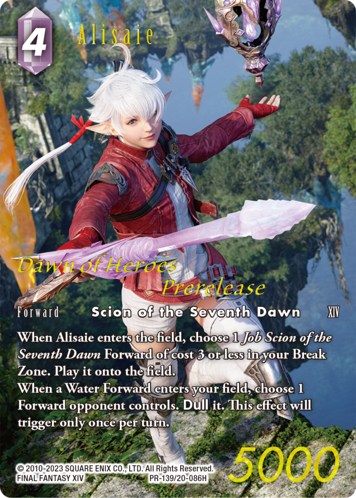 FFTCG: Karte der Woche - Dawn of Heroes: Alisaie und Alphinaud · Crystal Universe