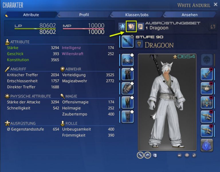 FFXIV: Projektionen & Färben · Crystal Universe