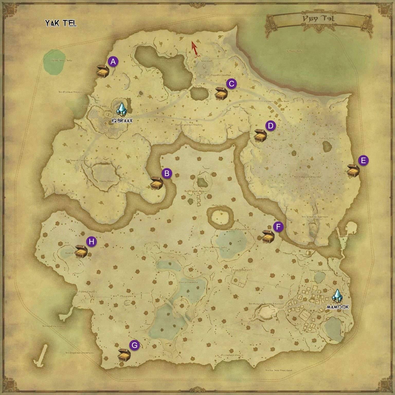FFXIV: Die Schatzsuche – Vergilbte Schakalleder-Karte · Crystal Universe