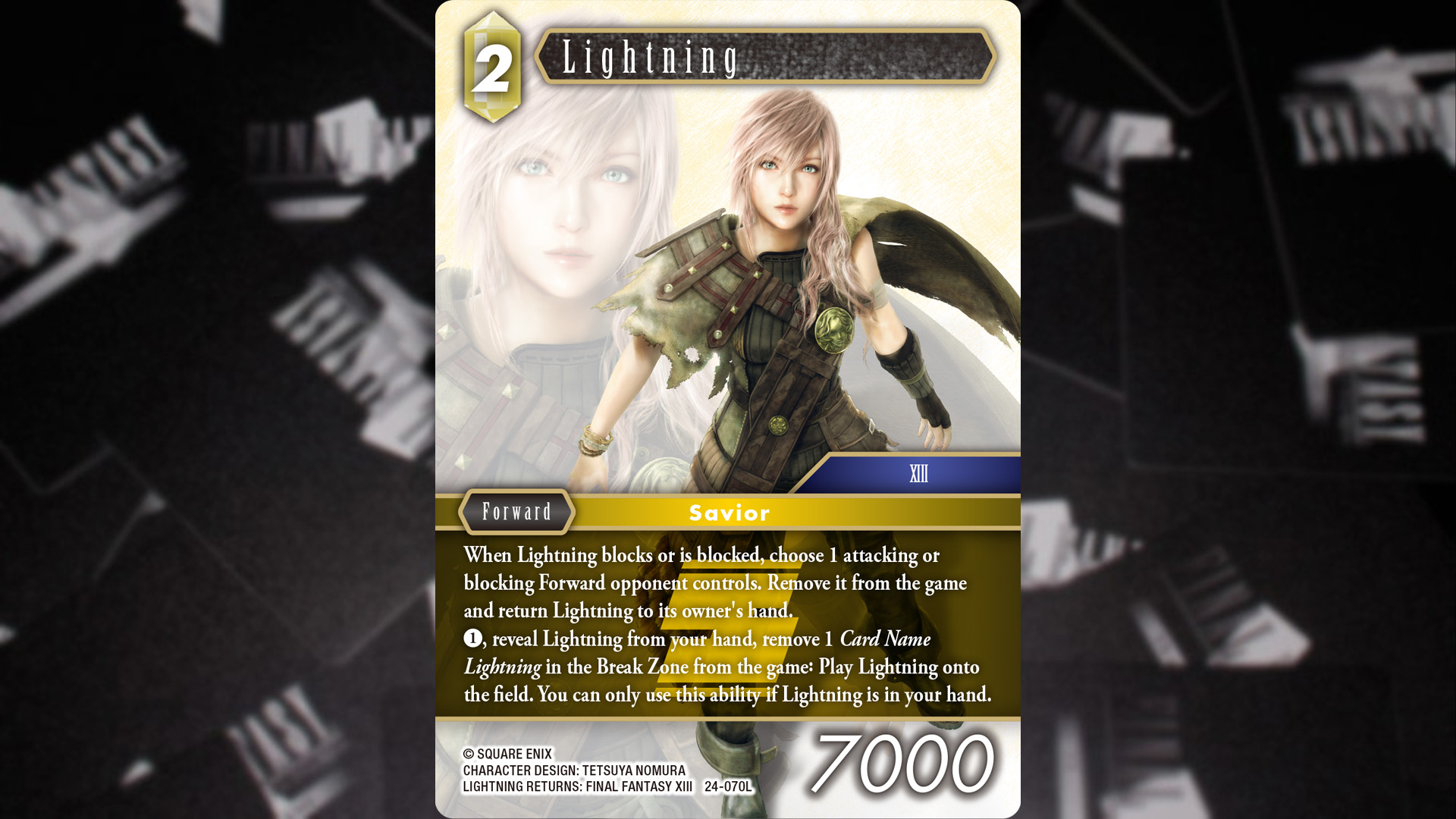 FFTCG: Karte der Woche - Hidden Legends: Lightning · Crystal Universe