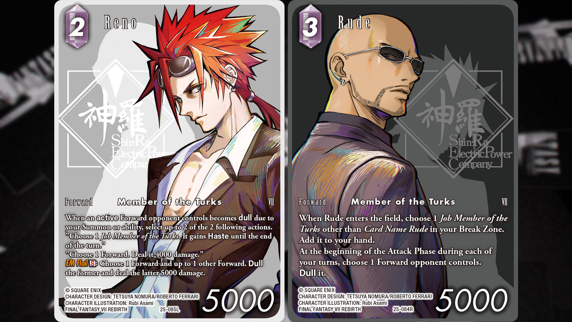 FFTCG: Karte der Woche - Tears of the Planet: Reno & Rude · Crystal ...